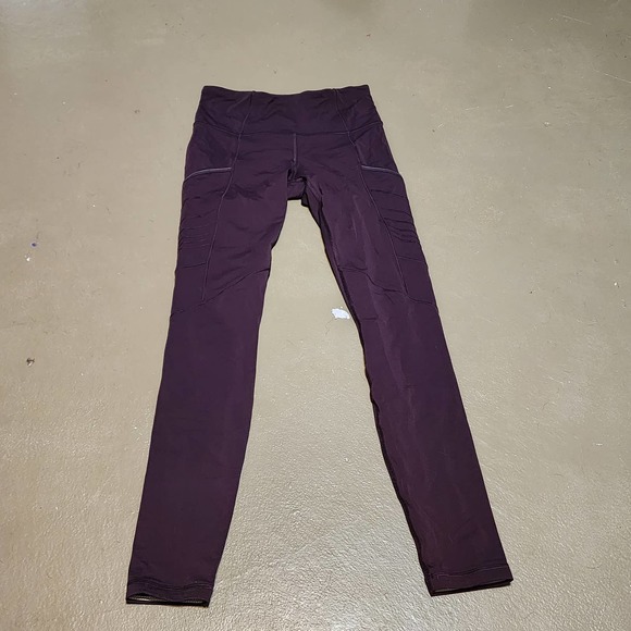 lululemon athletica | Pants & Jumpsuits | Lululemon Mid Rise Full Length Speed Up Tight Purple ...